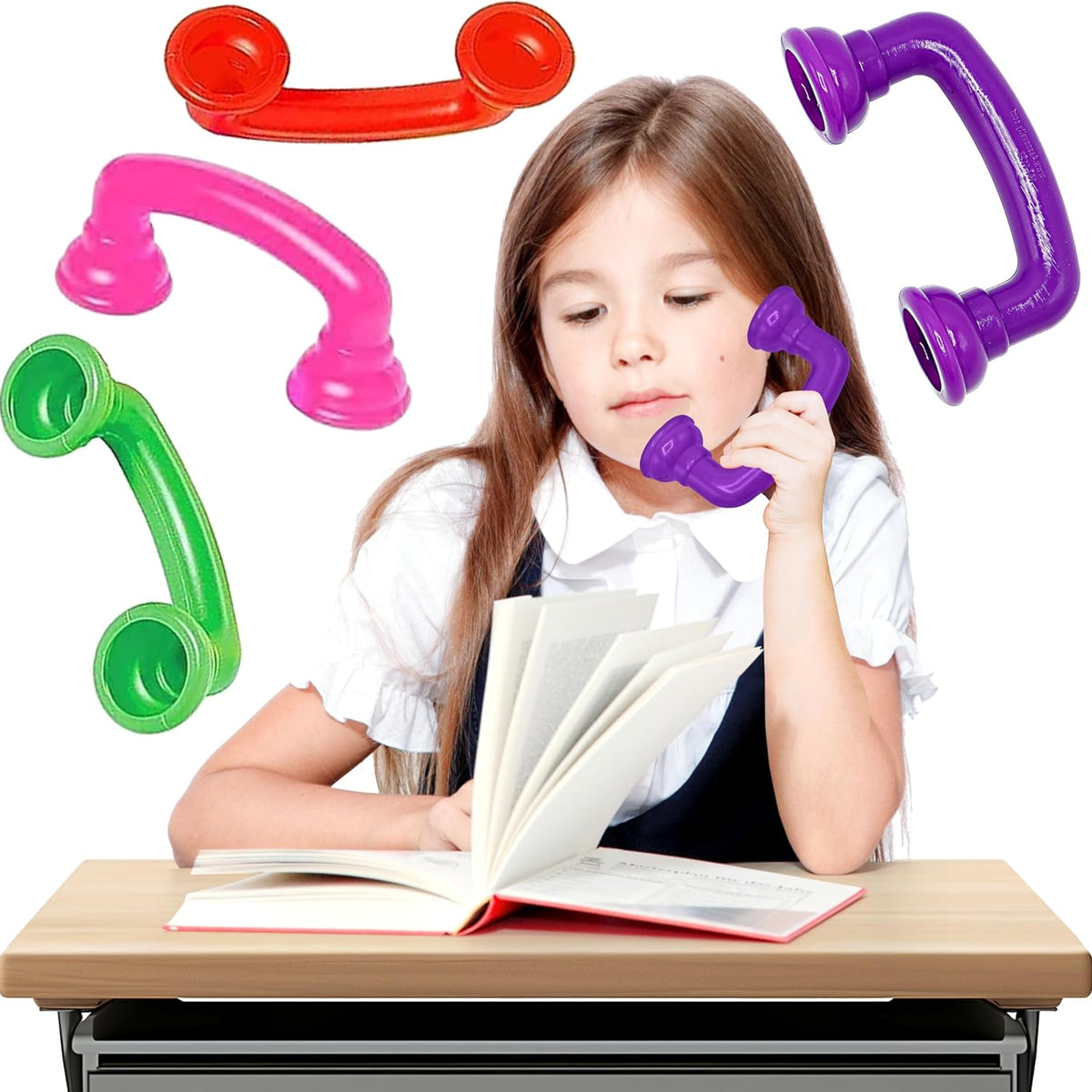 16-Pack Kids Toys Reading Phones for Speech Therapy | 4E's Novelty ...